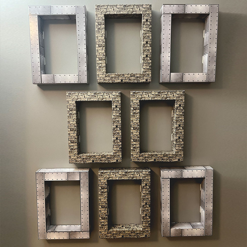 Steel & Stone D.I.Y. Shadowbox Combo Set – Shadow Pop Displays