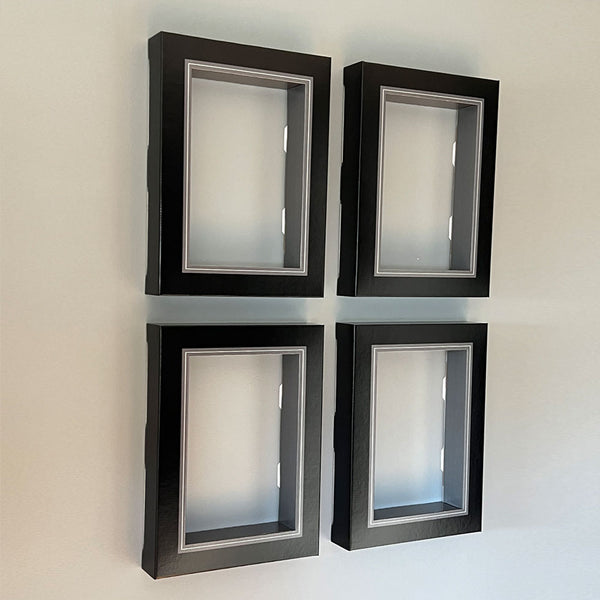 Classic Black Pre-Assembled Shadow Box Frame Set – Shadow Pop Displays