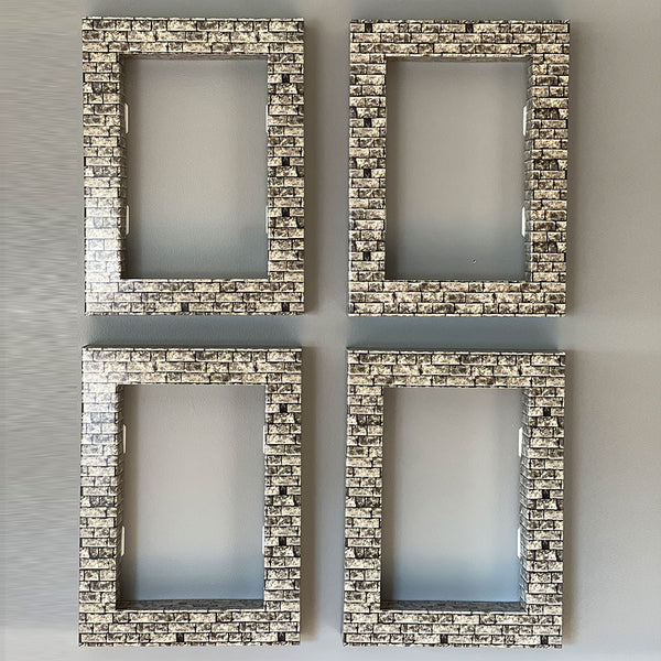 Brick Façade Pre-Assembled Shadow Box Frame Set – Shadow Pop Displays